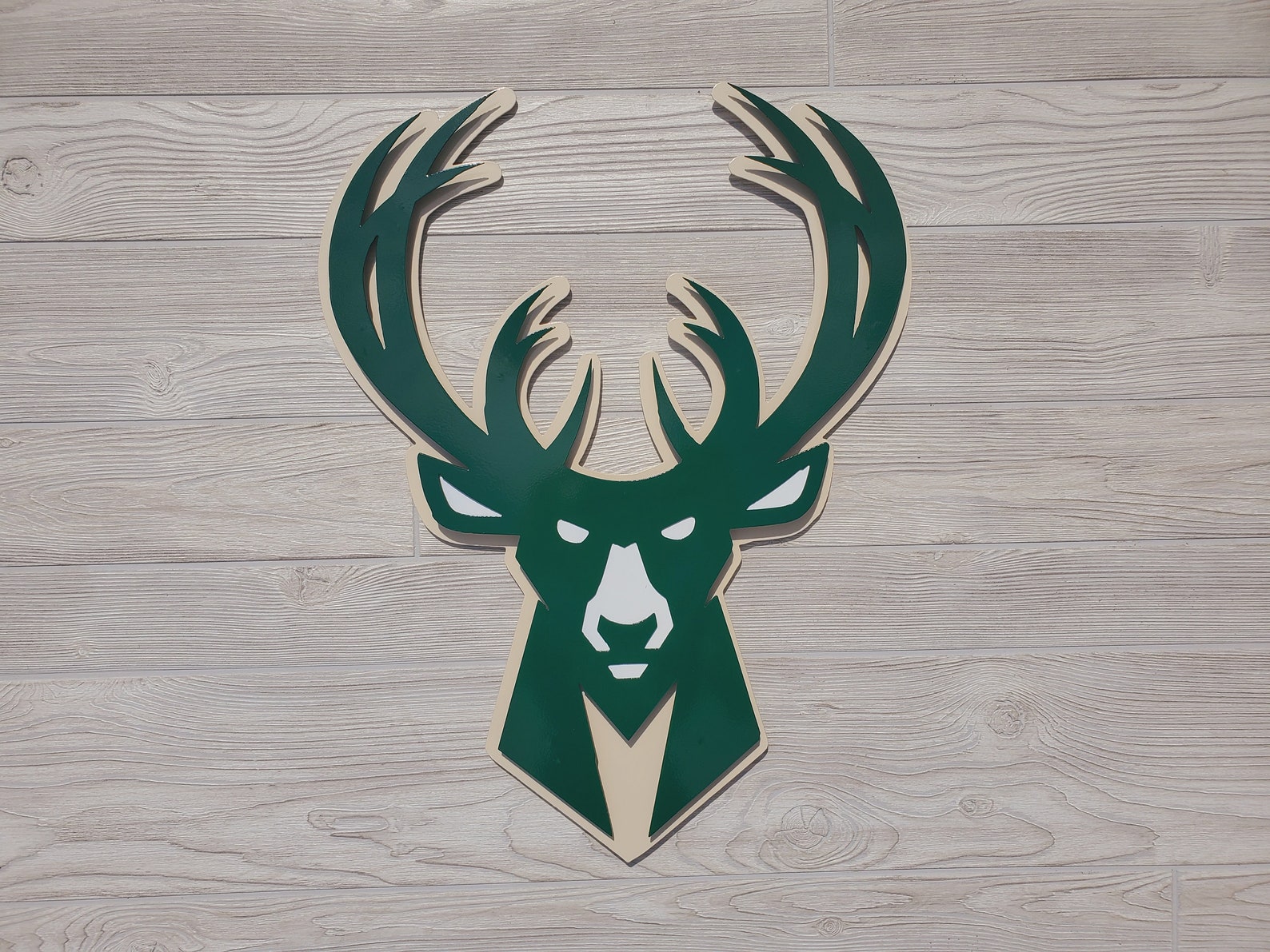 MILWAUKEE BUCKS 3D Metal Sign Layered Powder Coated | Etsy