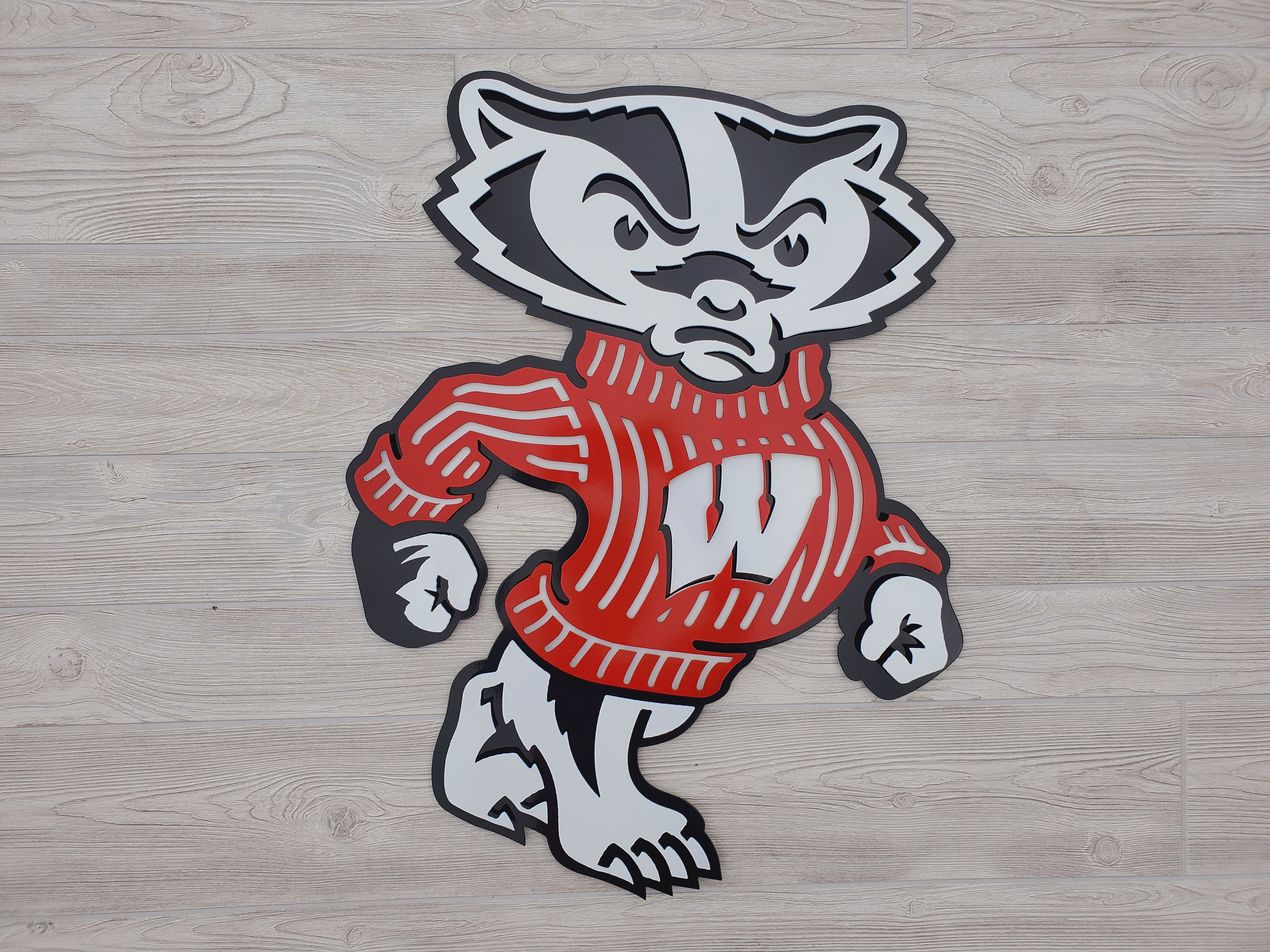 Bucky Badger Logo Vector