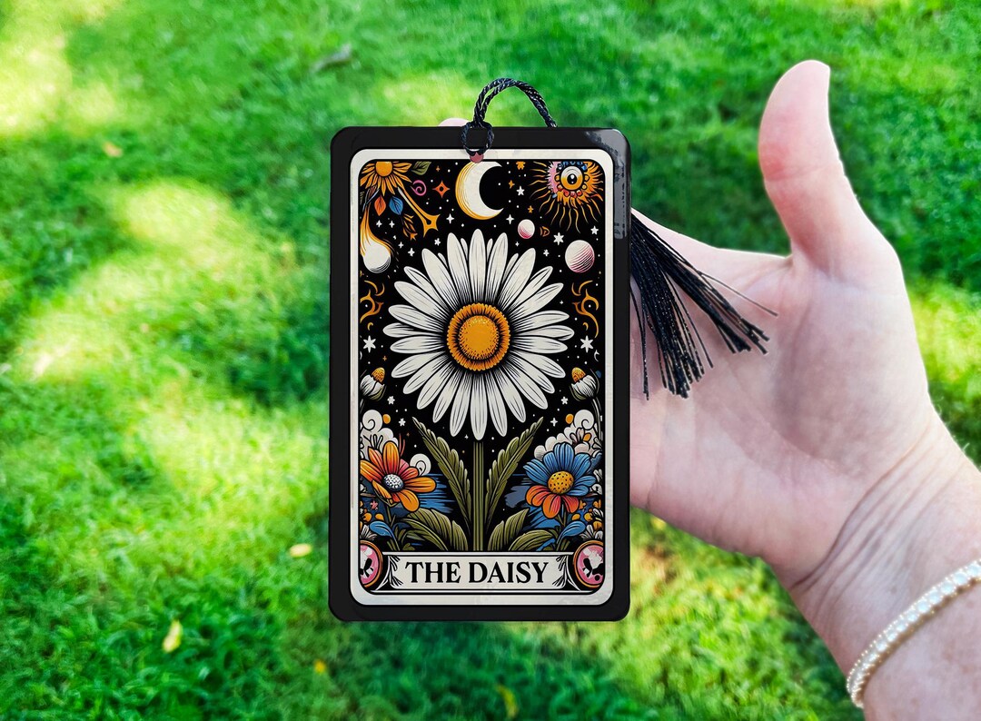 The Daisy Tarot Card Bookmarks, Witchy Bookmarks, Laminated Bookmarks, Gothic Bookmark, Booktok ...