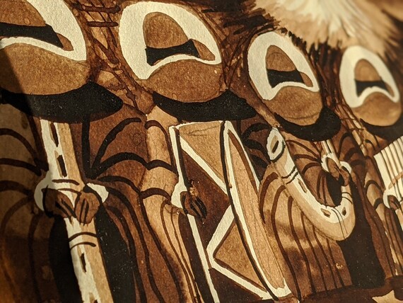 Indigenous Music Artists Watercolor Painting Wall Hangings on | Etsy