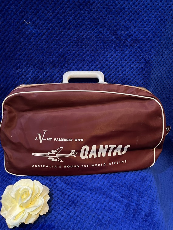 vintage flight bag qantas - Gem