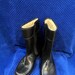 Vintage Original Derry Boots Wellingtons Black Rubber Faux Fur Lining ...