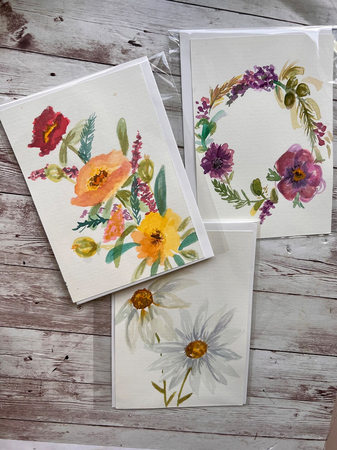 Custom Greeting Cards/handmade Blank Cards/watercolor Painting/custom ...