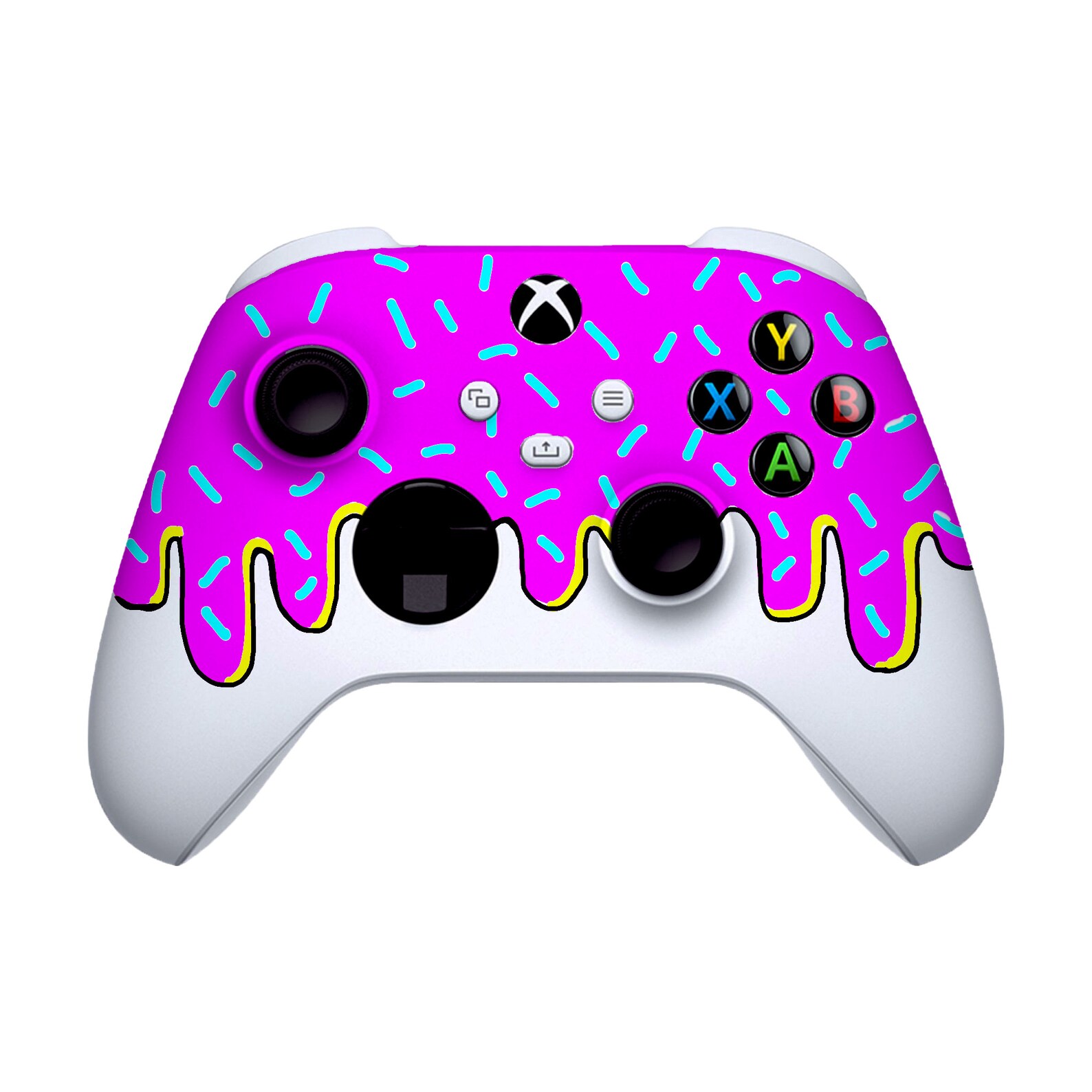 Donut Drips: Custom Painted Xbox Controller | Etsy