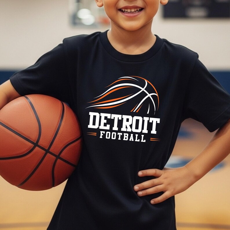 Detroit Football PNG Sublimation Design | Detroit Sports Team Logo ...