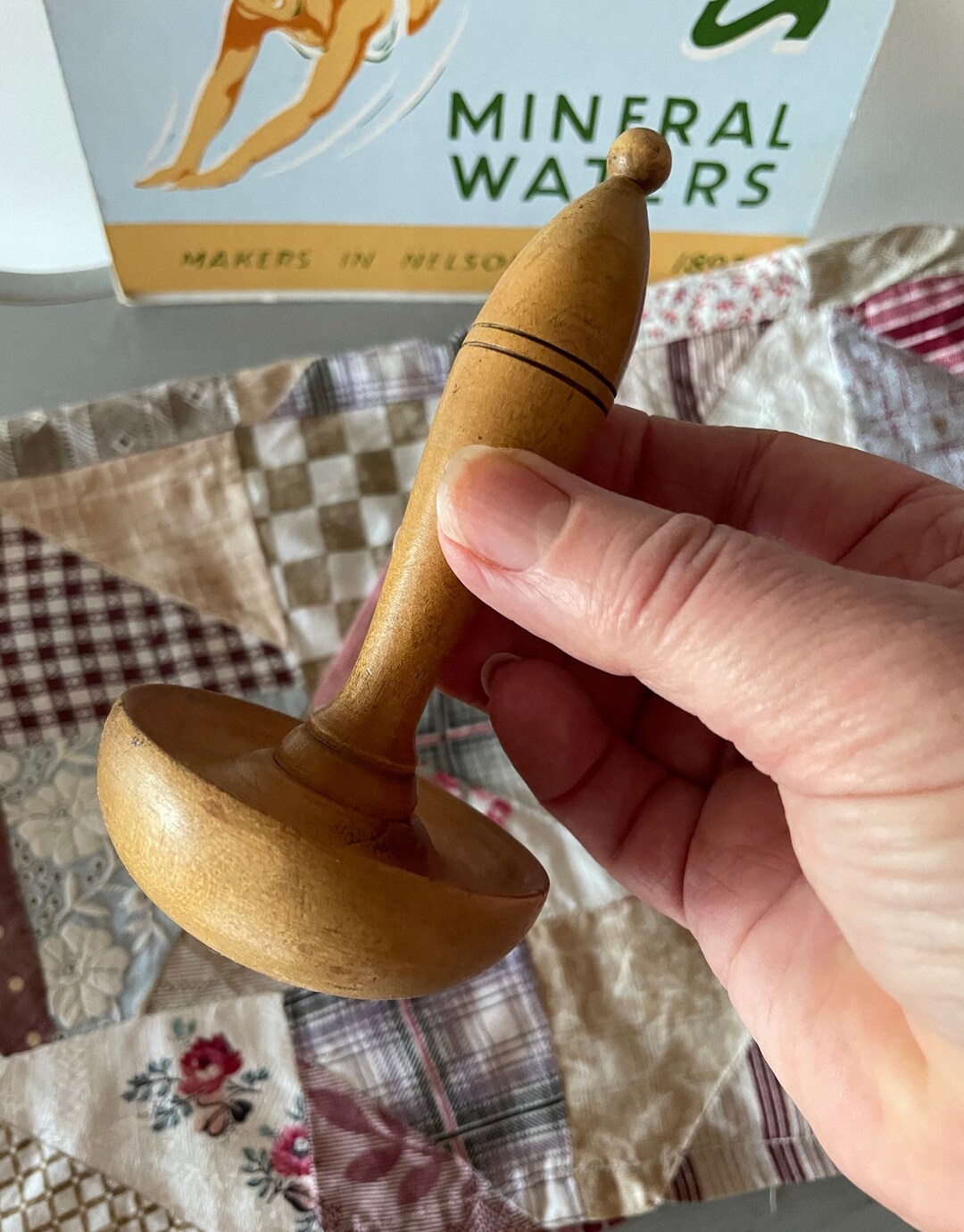 Gorgeous Shape Antique Wooden Darning Mushroom Sewing Treen - Etsy