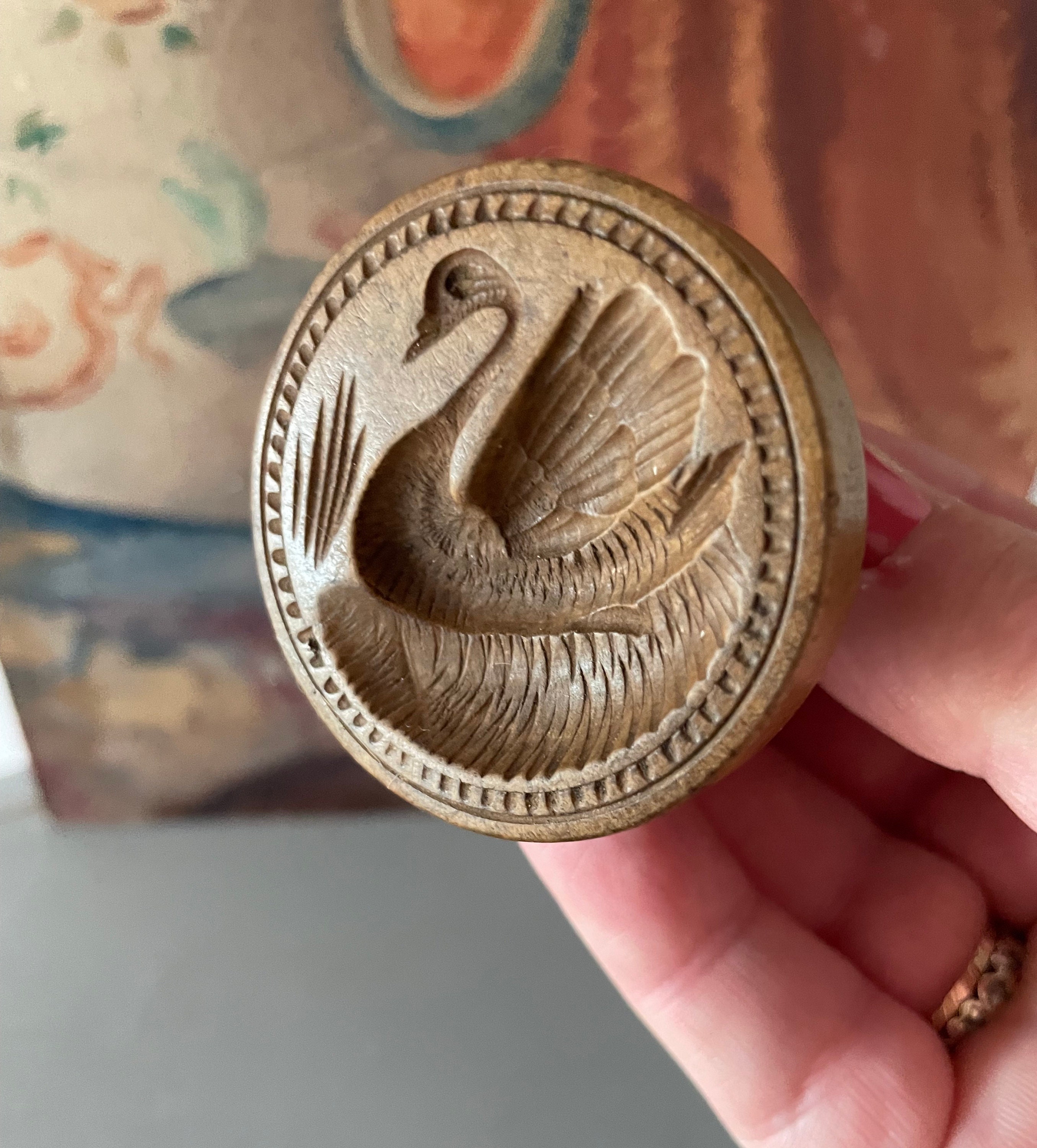 Cute Antique Treen Dairy Butter Stamp Wooden Butter Mould - Etsy