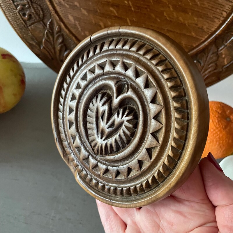 Antique Heart Butter Mold - Etsy