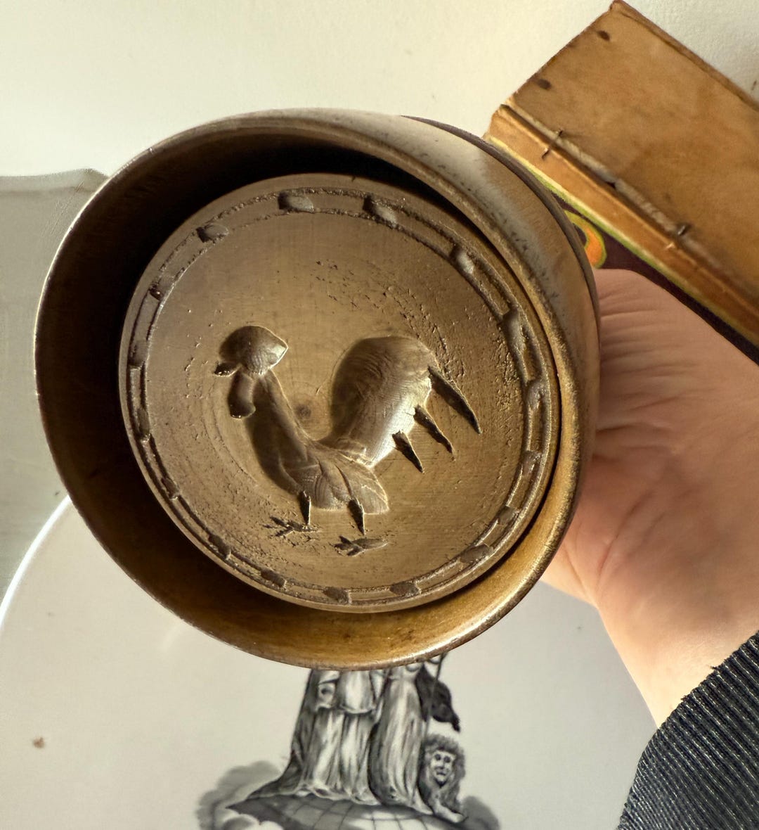 Antique Treen Butter Stamp: Large Cockerel Dairy Mould - Etsy