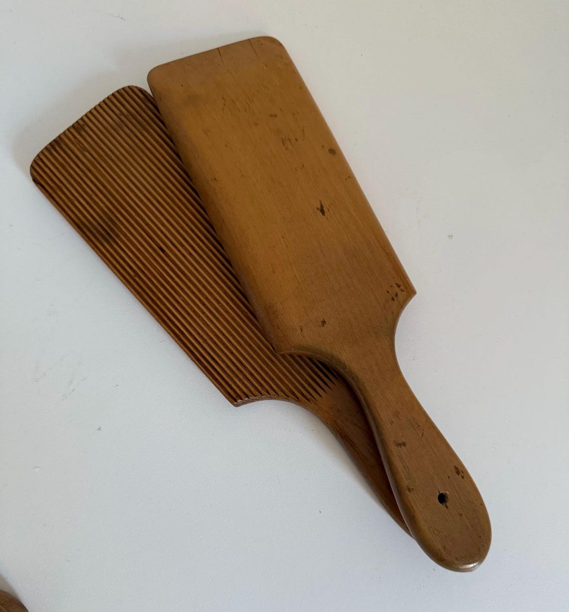 Vintage Wooden Butter Pats - Dairy Treen Paddles, Kitchen Display - Etsy