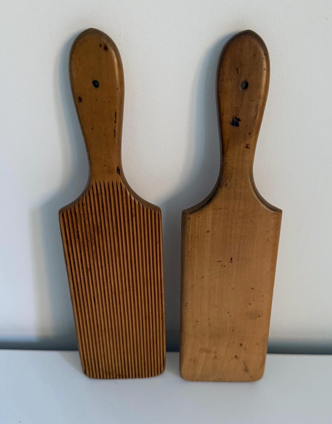 Vintage Wooden Butter Pats - Dairy Treen Paddles, Kitchen Display - Etsy