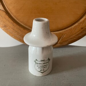 Antique Ironstone Rowland's Hygenic Patent No2 Pie Funnel Kitchenalia ...