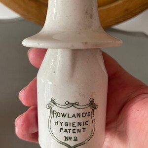 Antique Ironstone Rowland's Hygenic Patent No2 Pie Funnel Kitchenalia ...