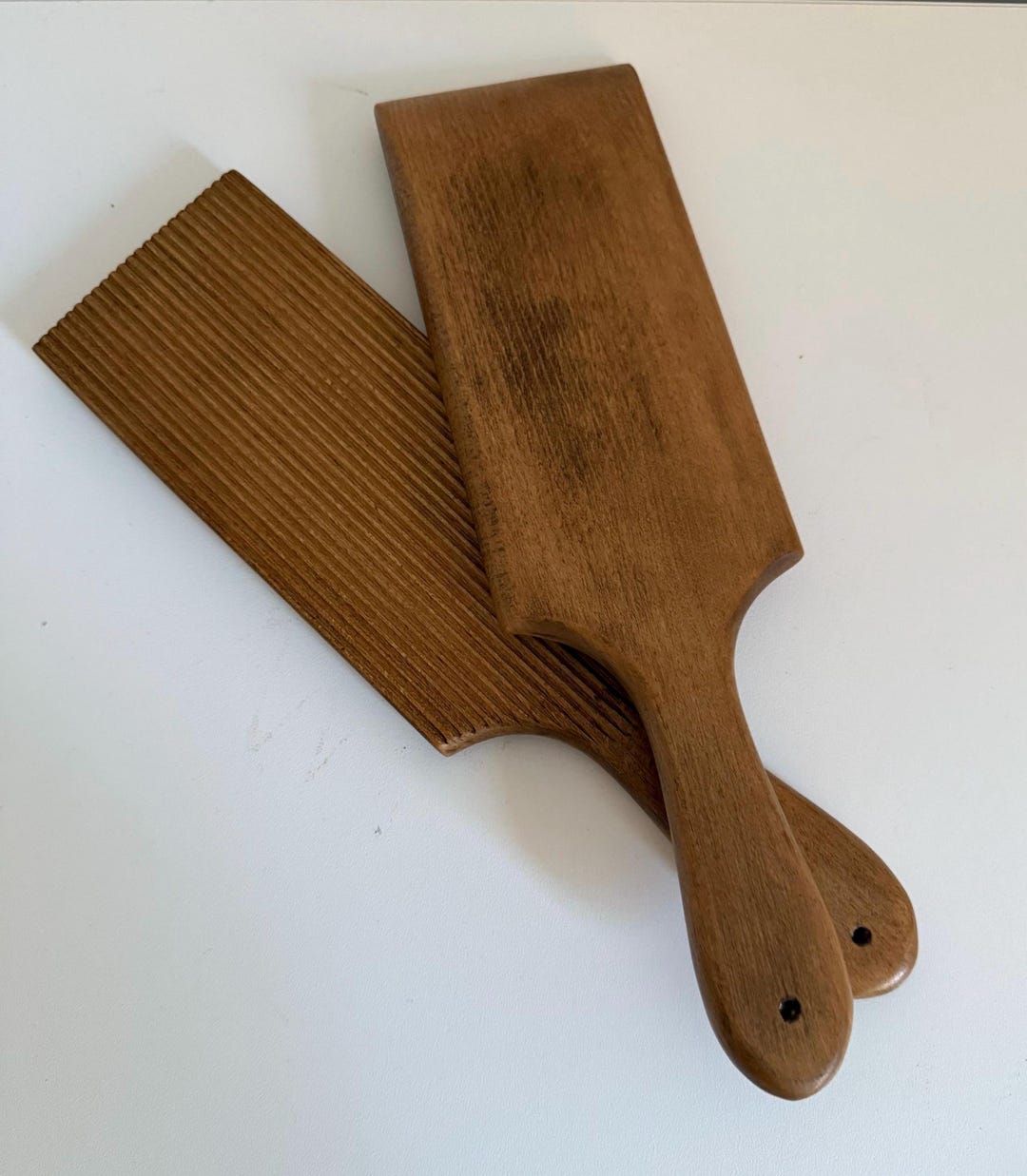 Vintage Wooden Butter Pats - Dairy Treen Paddles, Kitchen Display - Etsy