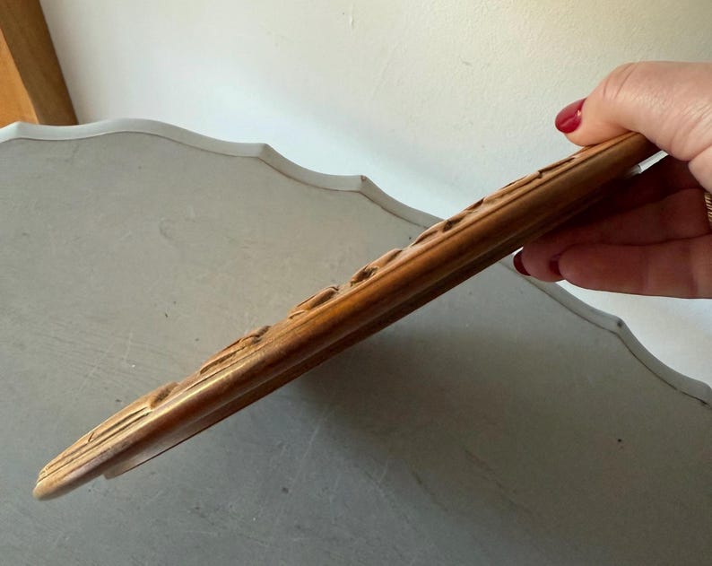 Antique Carved Treen Wooden Breadboard - "our Daily Bread" - Bread ...