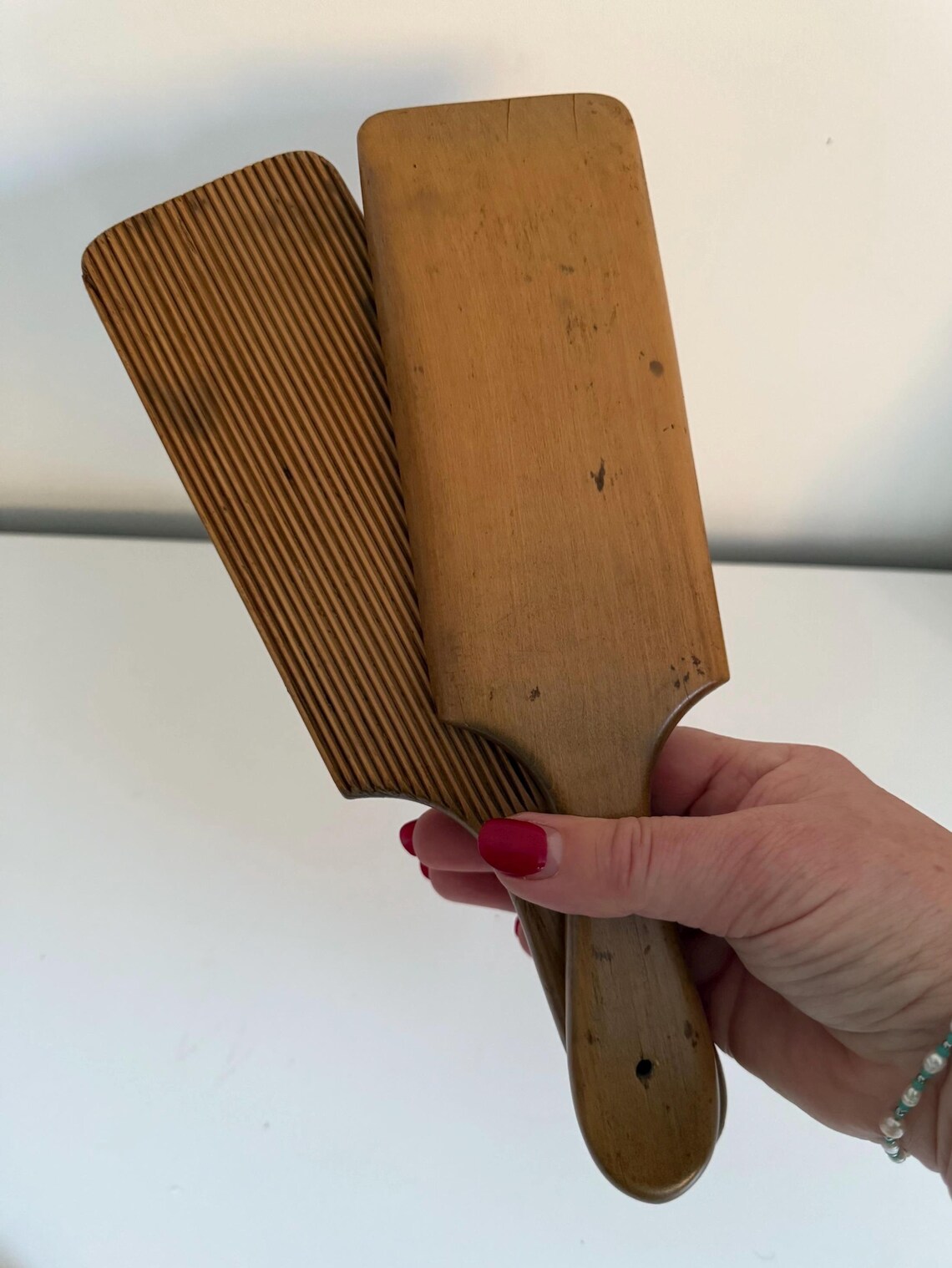 Vintage Wooden Butter Pats - Dairy Treen Paddles, Kitchen Display - Etsy