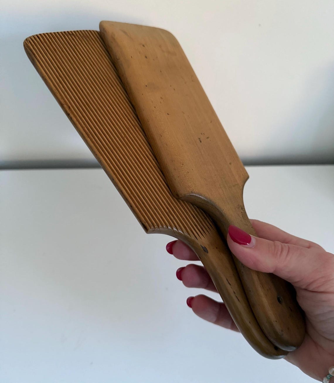 Vintage Wooden Butter Pats - Dairy Treen Paddles, Kitchen Display - Etsy