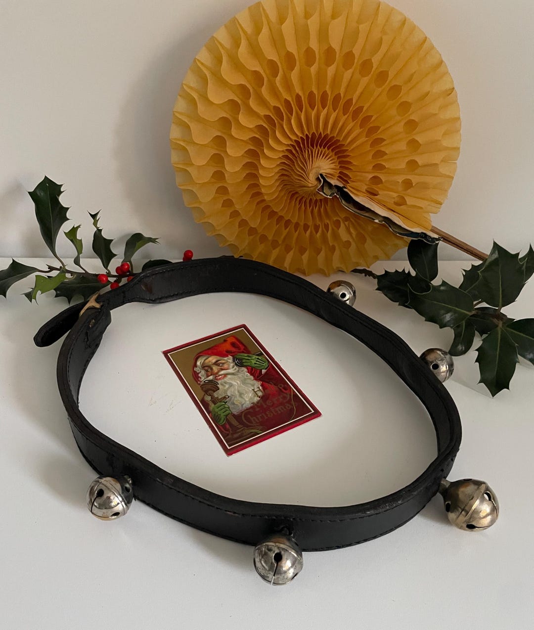 Original Antique Crotal Bells on Leather Strap Jingle Bells Sleigh ...