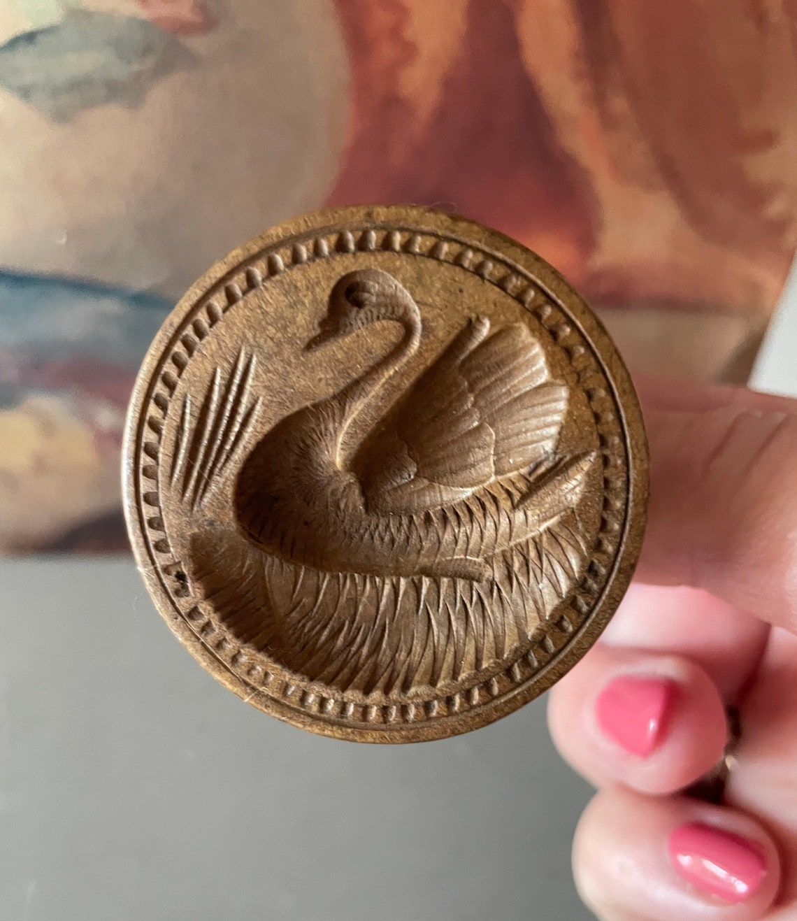 Cute Antique Treen Dairy Butter Stamp Wooden Butter Mould - Etsy