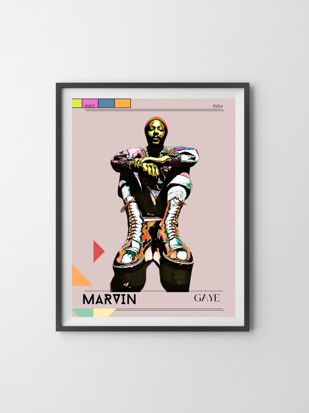 Marvin Gaye Art Print - Etsy