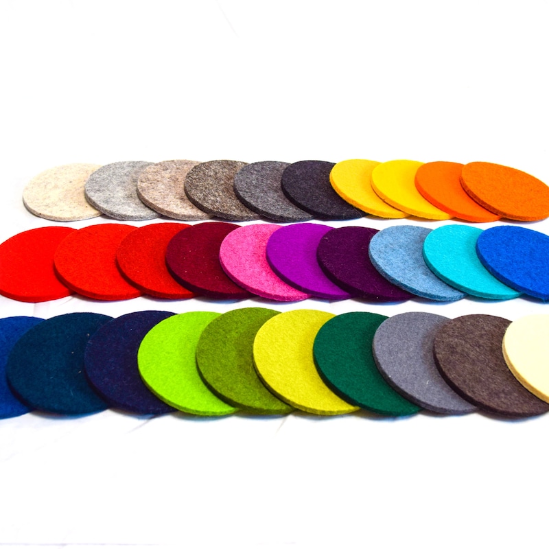 Felt Coasters 5 Mm - Etsy