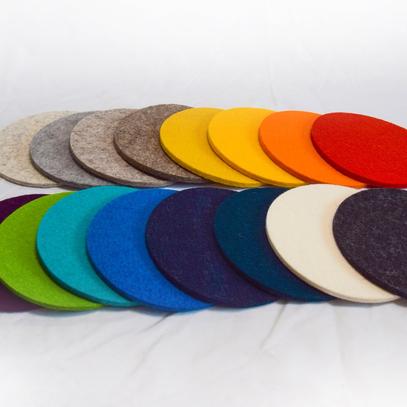 Felt Coasters - Etsy