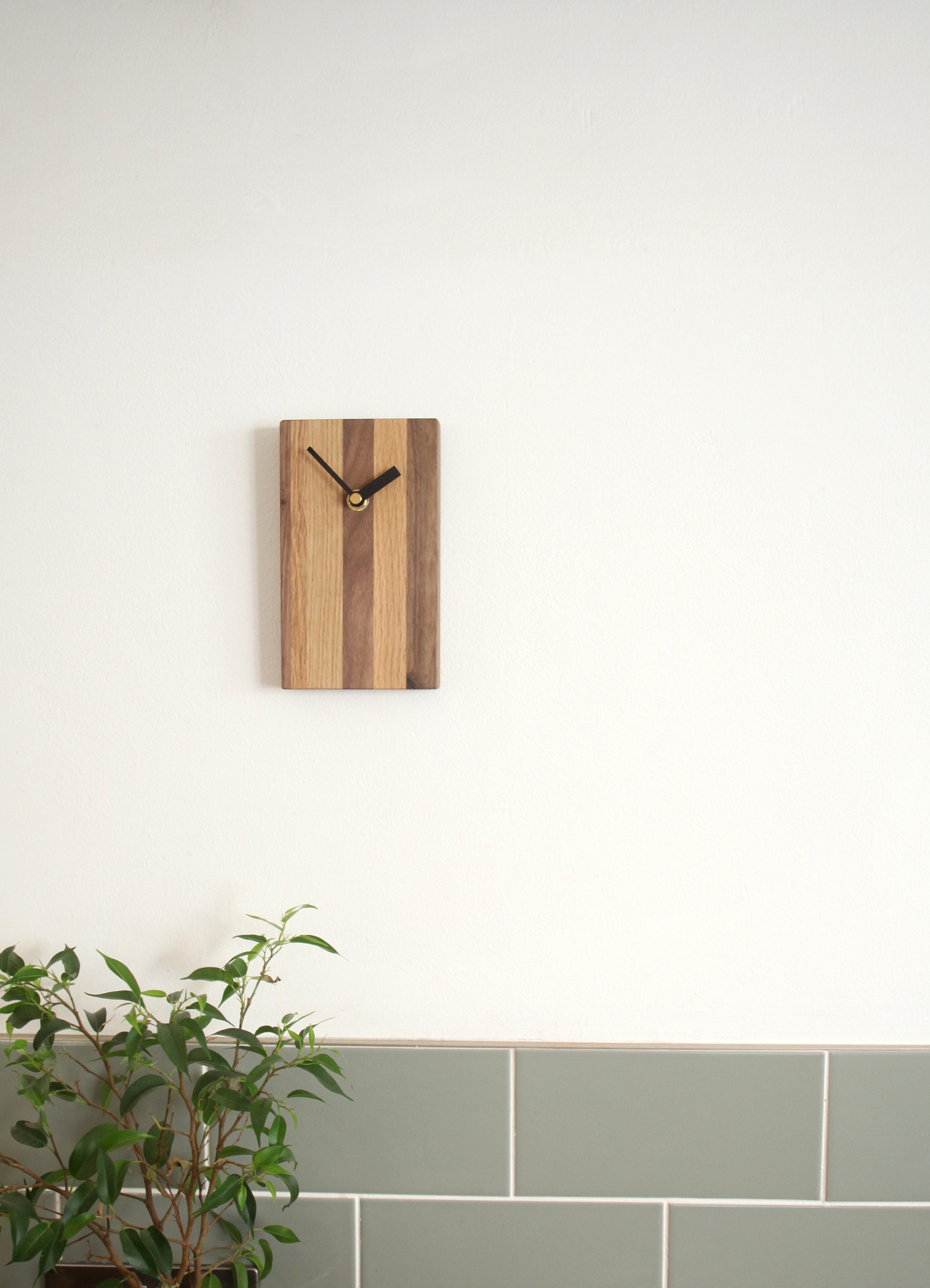 Wooden Wall or Free Standing Mixed Wood Clocks - Etsy