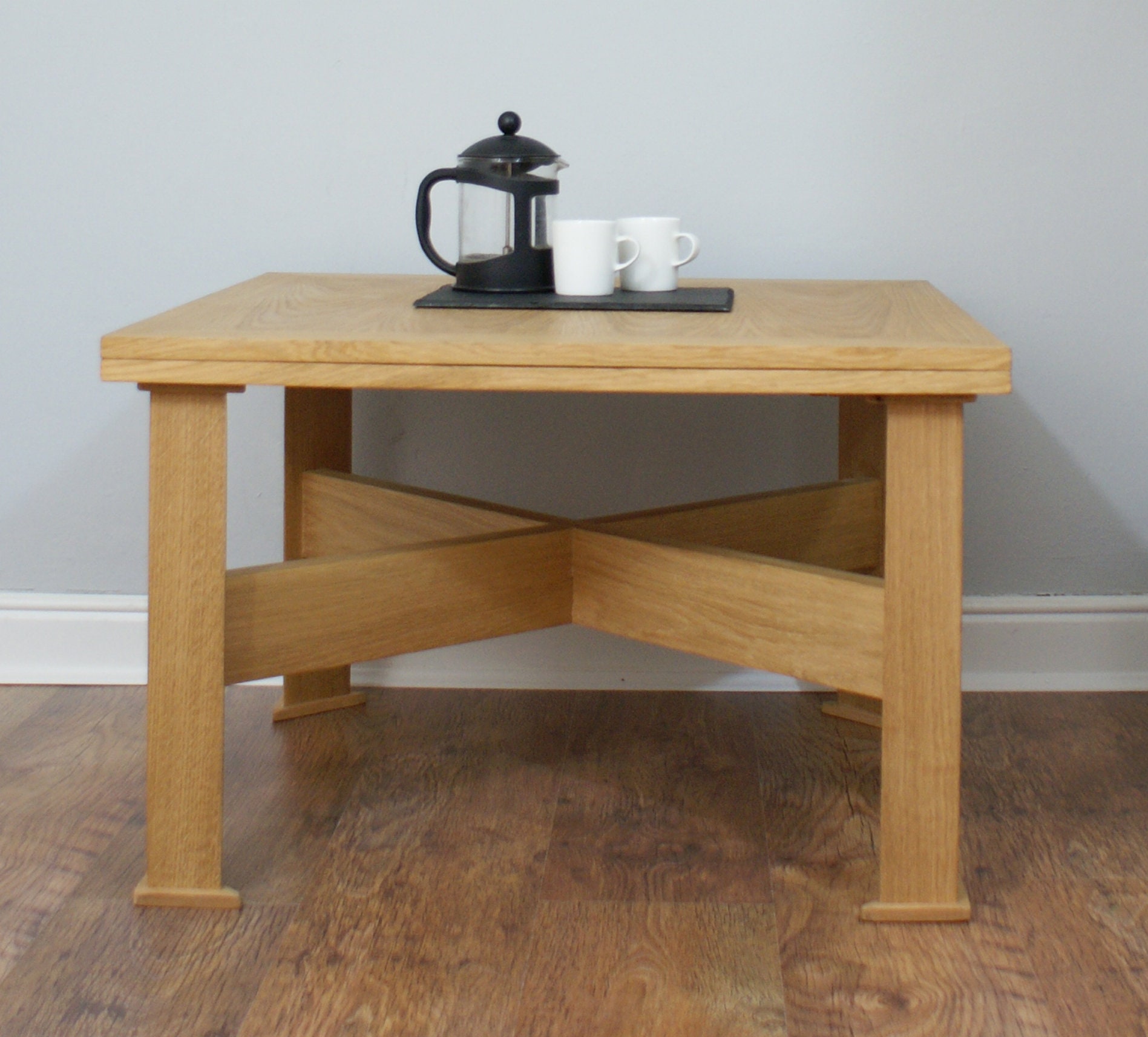 Convertable Classic Oak Coffee Table to Extending Dining Table - Etsy