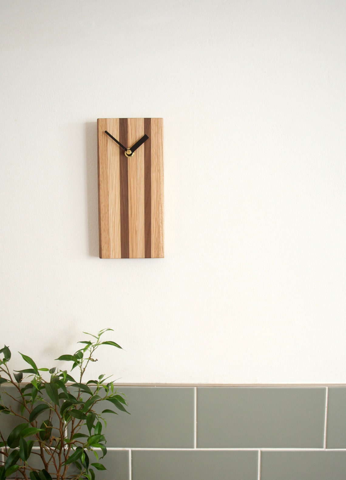 Wooden Wall or Free Standing Mixed Wood Clocks - Etsy