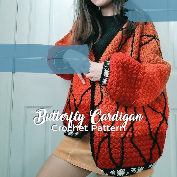 Moth Cardigan - Etsy