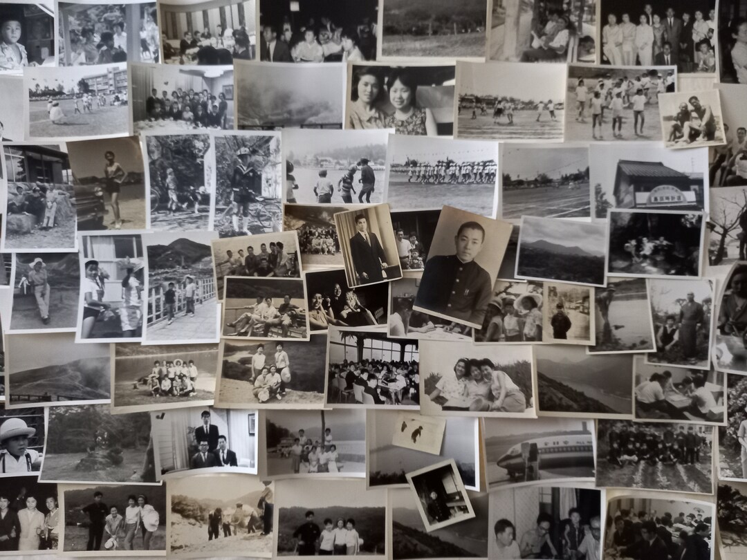 Vintage Japanese Photographs Lot of 100 Assorted Black & - Etsy