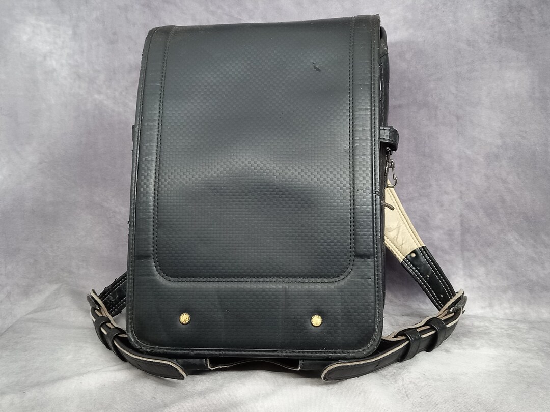 Randoseru Backpack, Black Japanese Tight Stitch Randoseru Imported From Japan, RARA Model, Tired ...