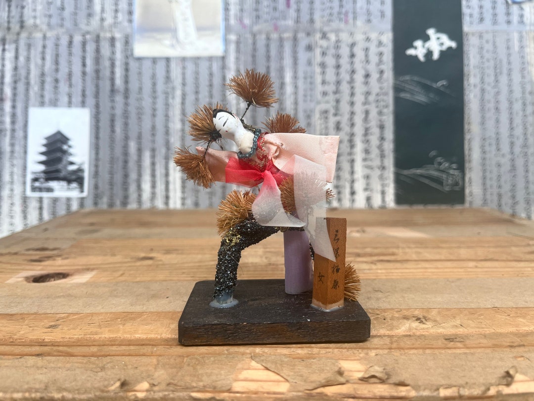 Japanese Ornament of Japanese Kabuki Lady 11cm - Etsy UK