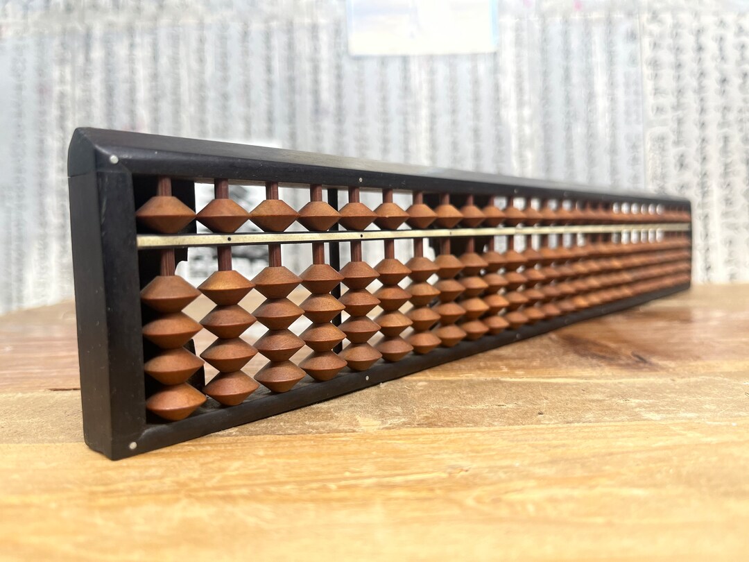 Vintage Japanese Tenkaichi Soroban Wooden Abacus 27 Row - Etsy