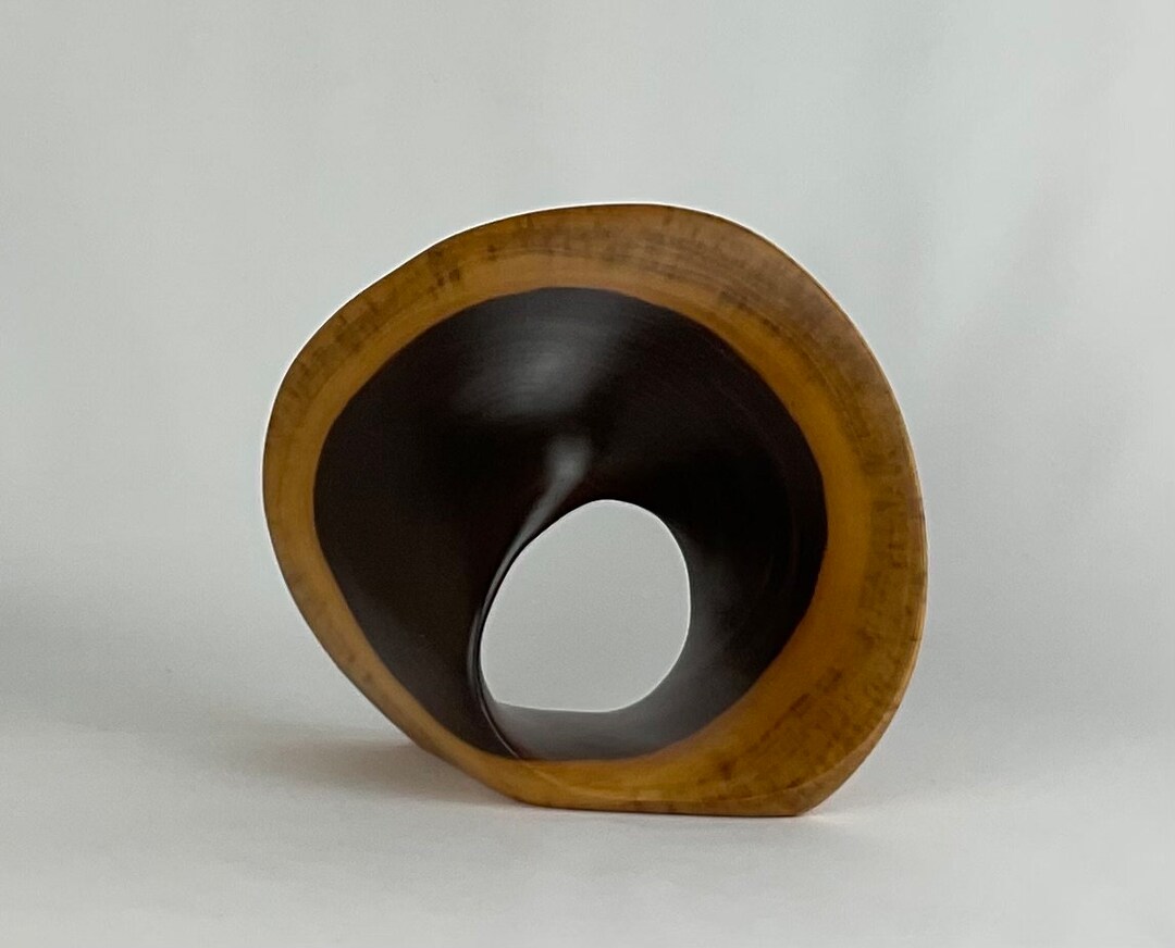 Möbius Wood Sculpture in Walnut - Etsy