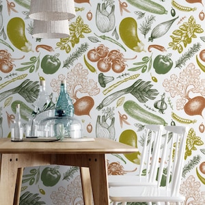 vegetable wallpaper uk