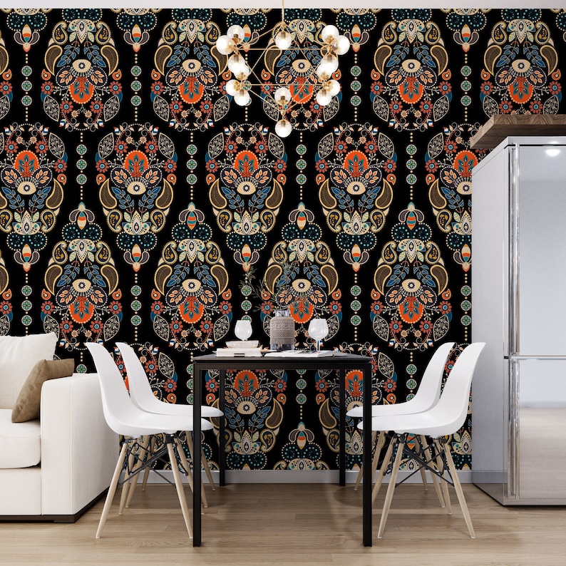 Vintage Wallpaper Peel and Stick Wallpaper Self Adhesive | Etsy