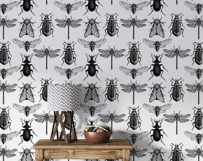 Insects Wallpaper - Bugging Out by Peacoquettedesigns - Entomology ...