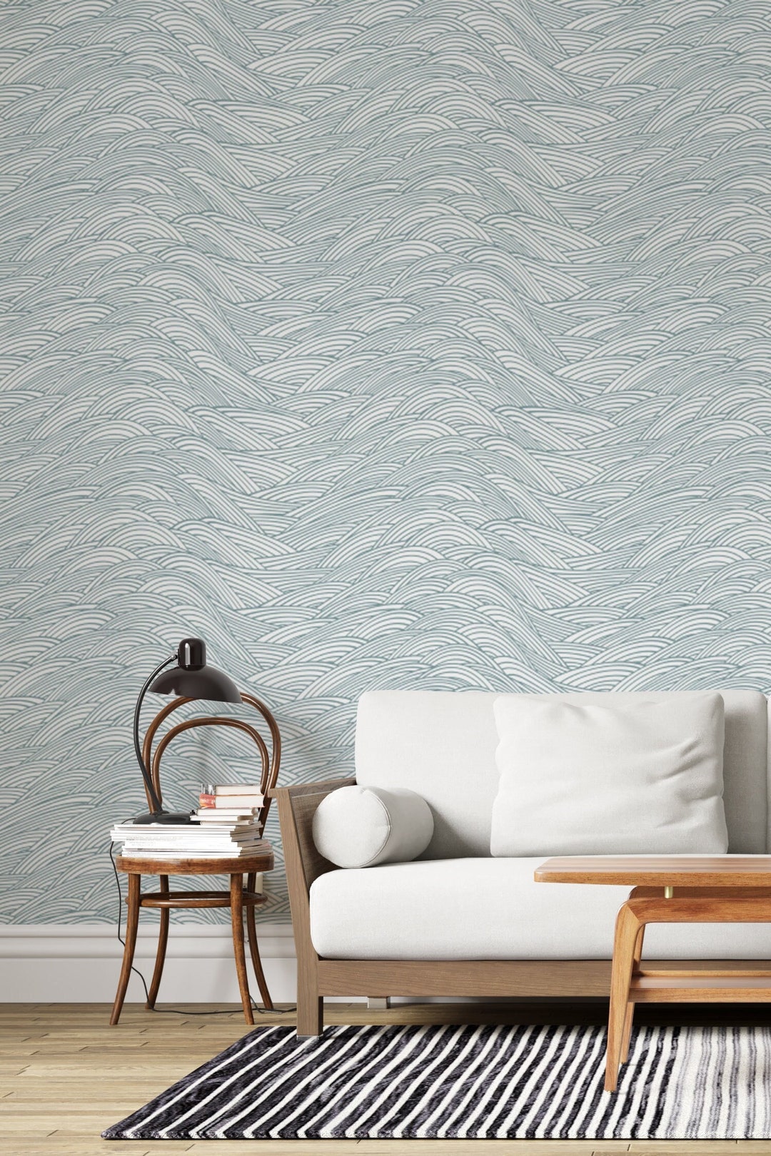 Topographic Line Pattern, Line Design, Minimalistic and Scandinavian ...