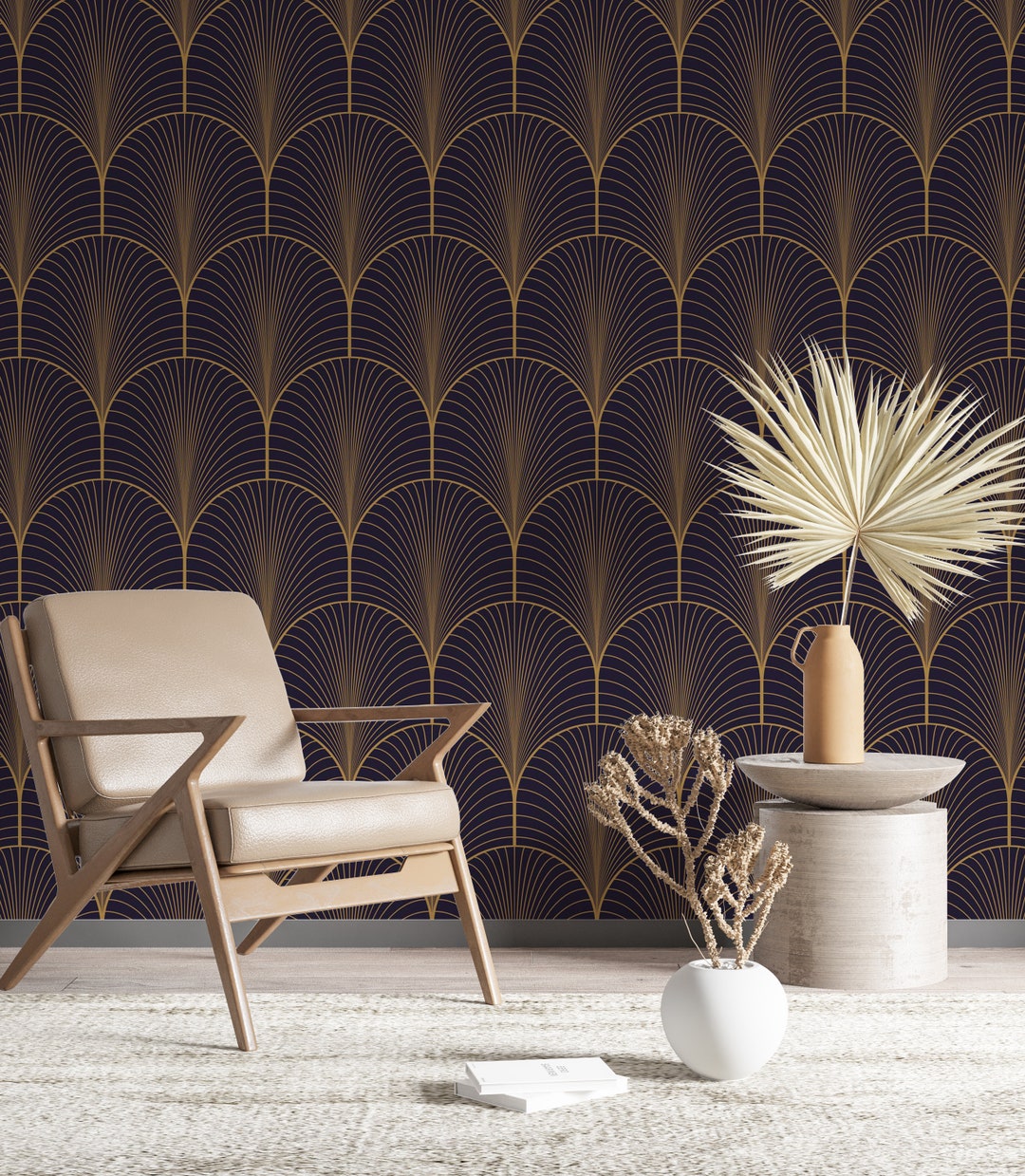 Peel And Stick Wallpaper Art Deco