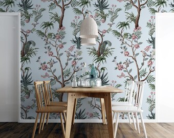 Floral Wallpaper Peel and Stick Wallpaper Self Adhesive - Etsy