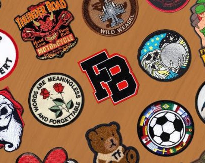 Custom Embroidery Patches, Embroidered Patches, Free Shipping, 10 Days ...