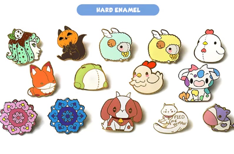Custom Soft Enamel Lapel Pins, Made to Order - Etsy