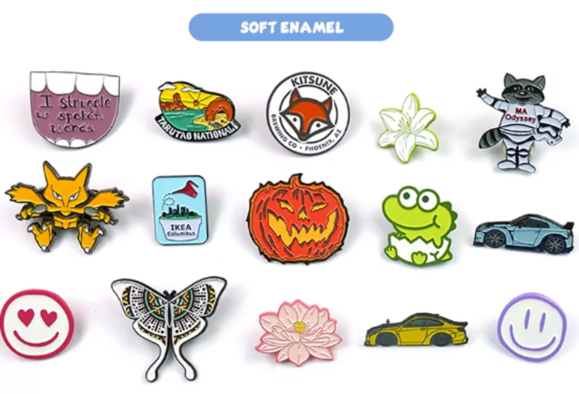 Custom Soft Enamel Pins, Lapel Pins, Made to Order, Free Shipping - Etsy