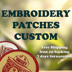 Custom Patch,custom Embroidery Patches, Custom Iron on Patches, Custom Embroidered Patch ...