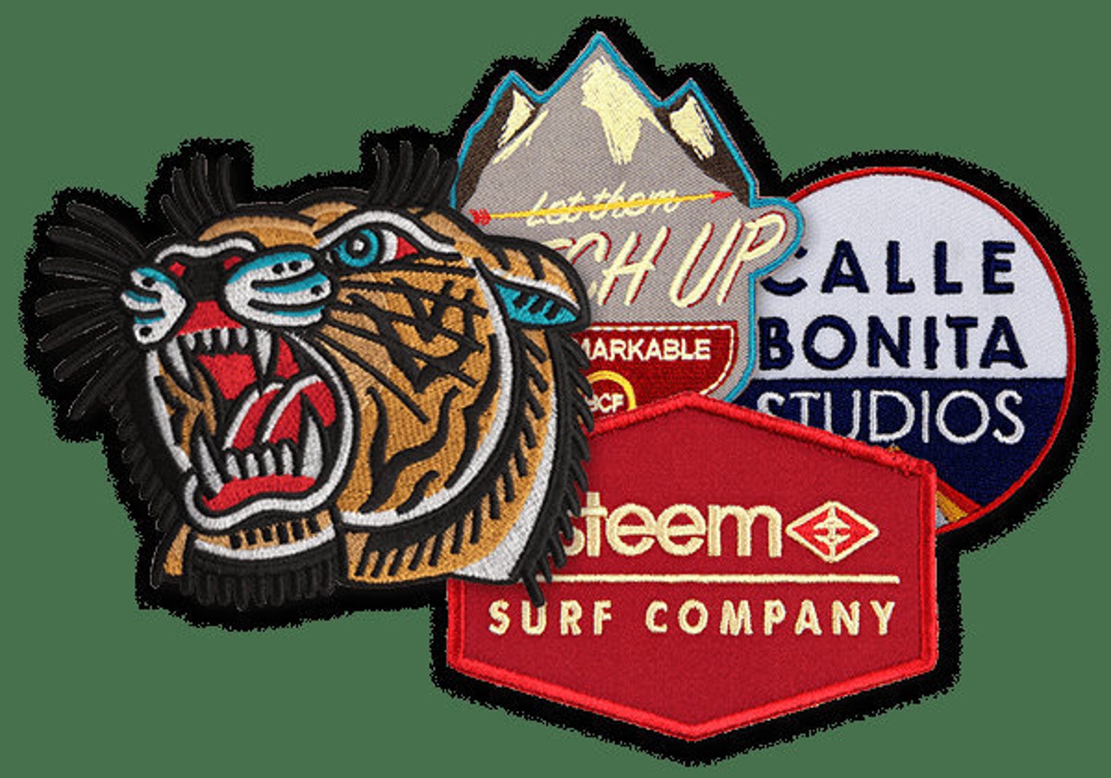 Custom Embroidery Patches Embroidered Patches Free Shipping - Etsy