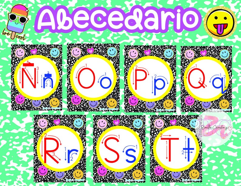 Bright Alphabet Posters for Classroom / Classroom Decor / Colorful ...