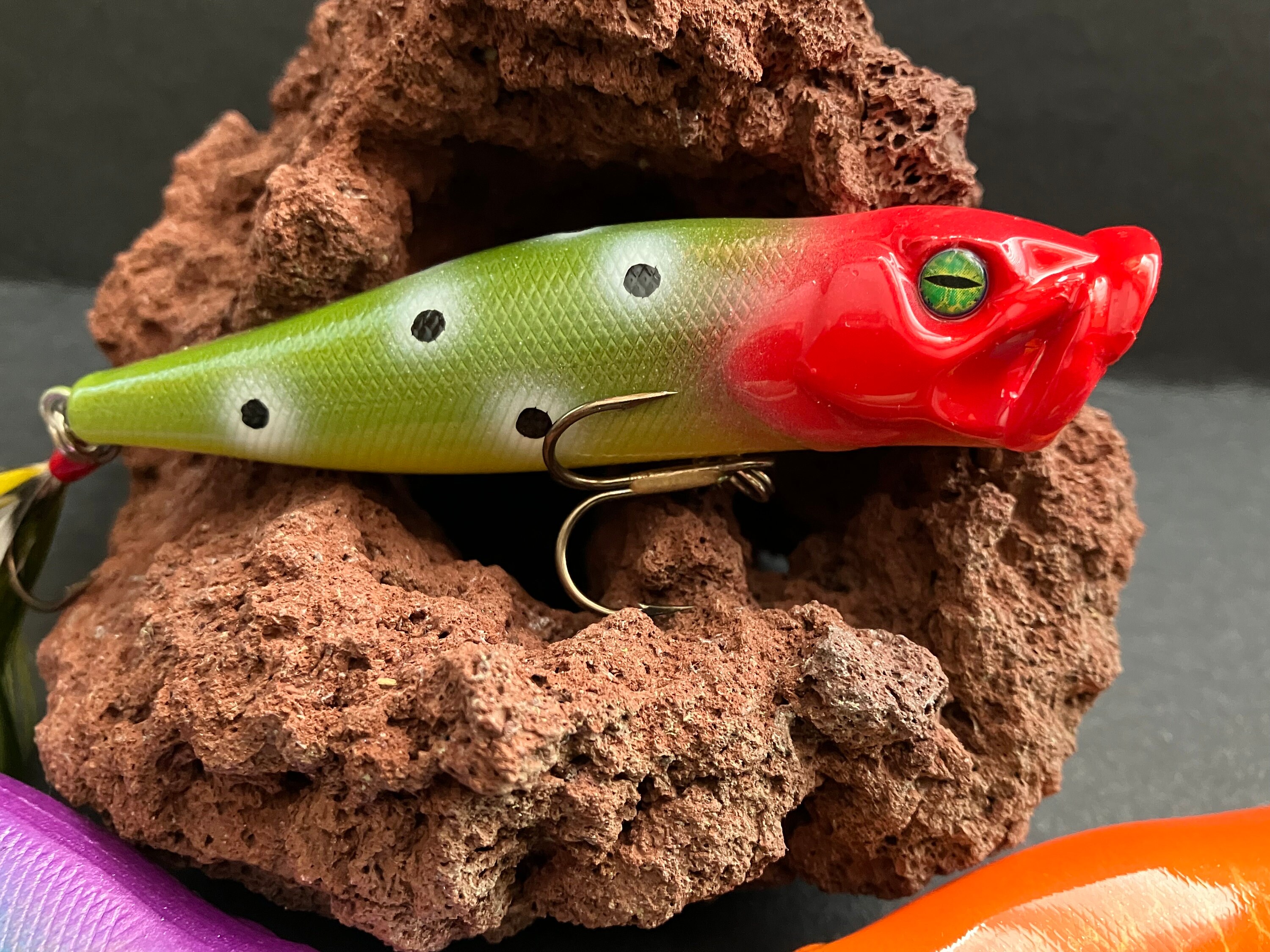 Fishing Lure-topwater Popmax Jr Popper-custom Painted Lure-popper - Etsy
