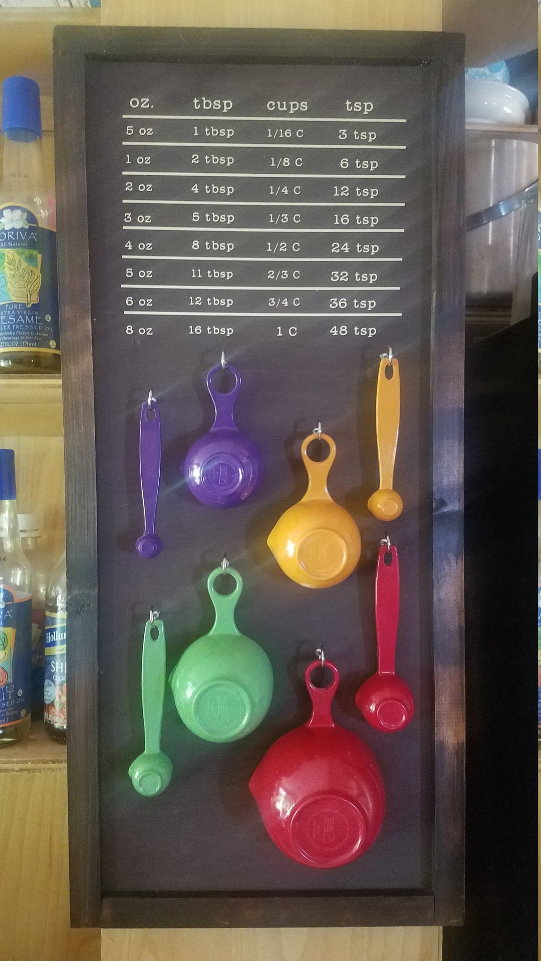Measuring Cup Storage and Conversions - Etsy