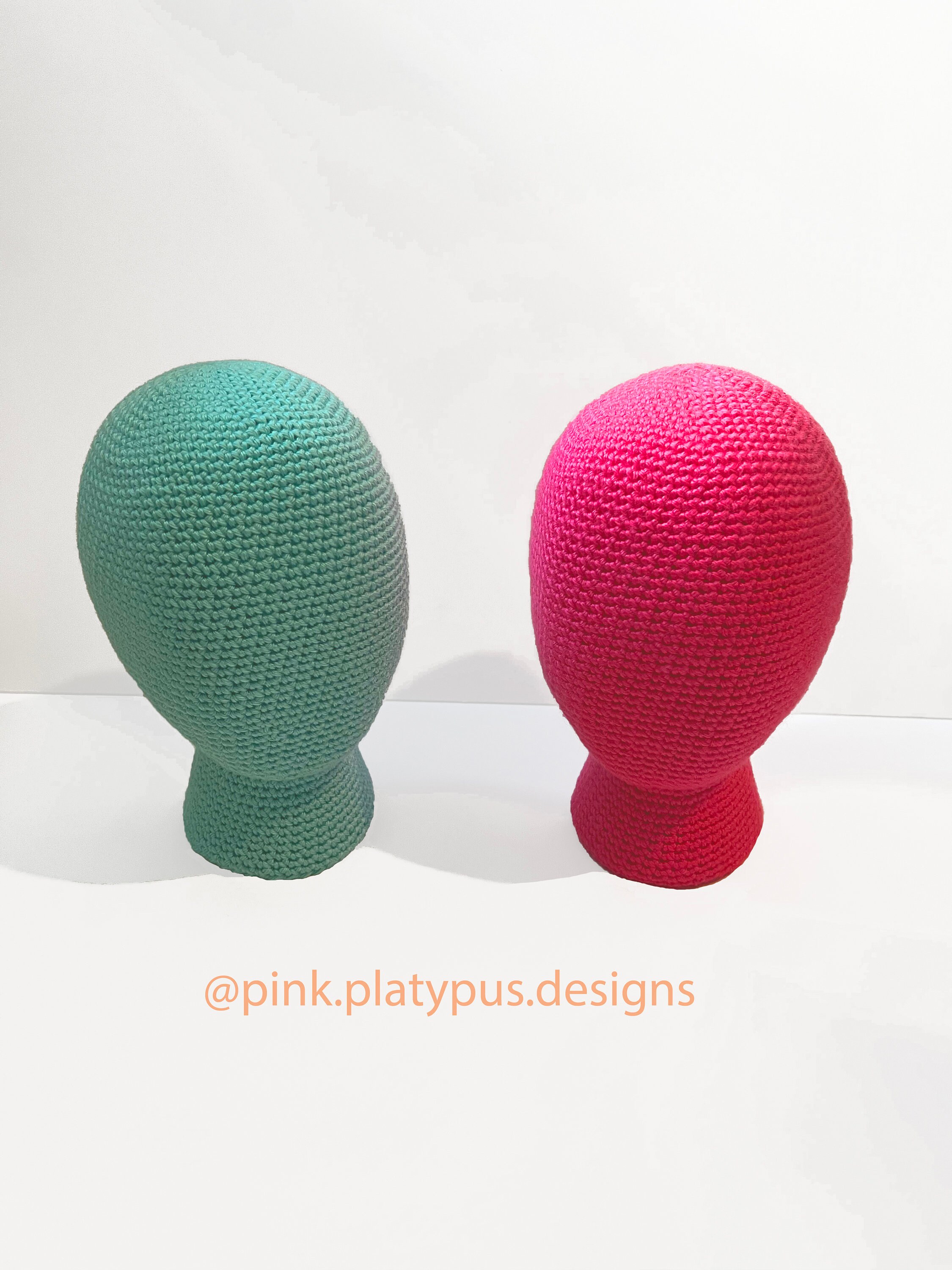 Head Form/mannequin Crochet PATTERN - 2 Designs - PDF (digital Download ...